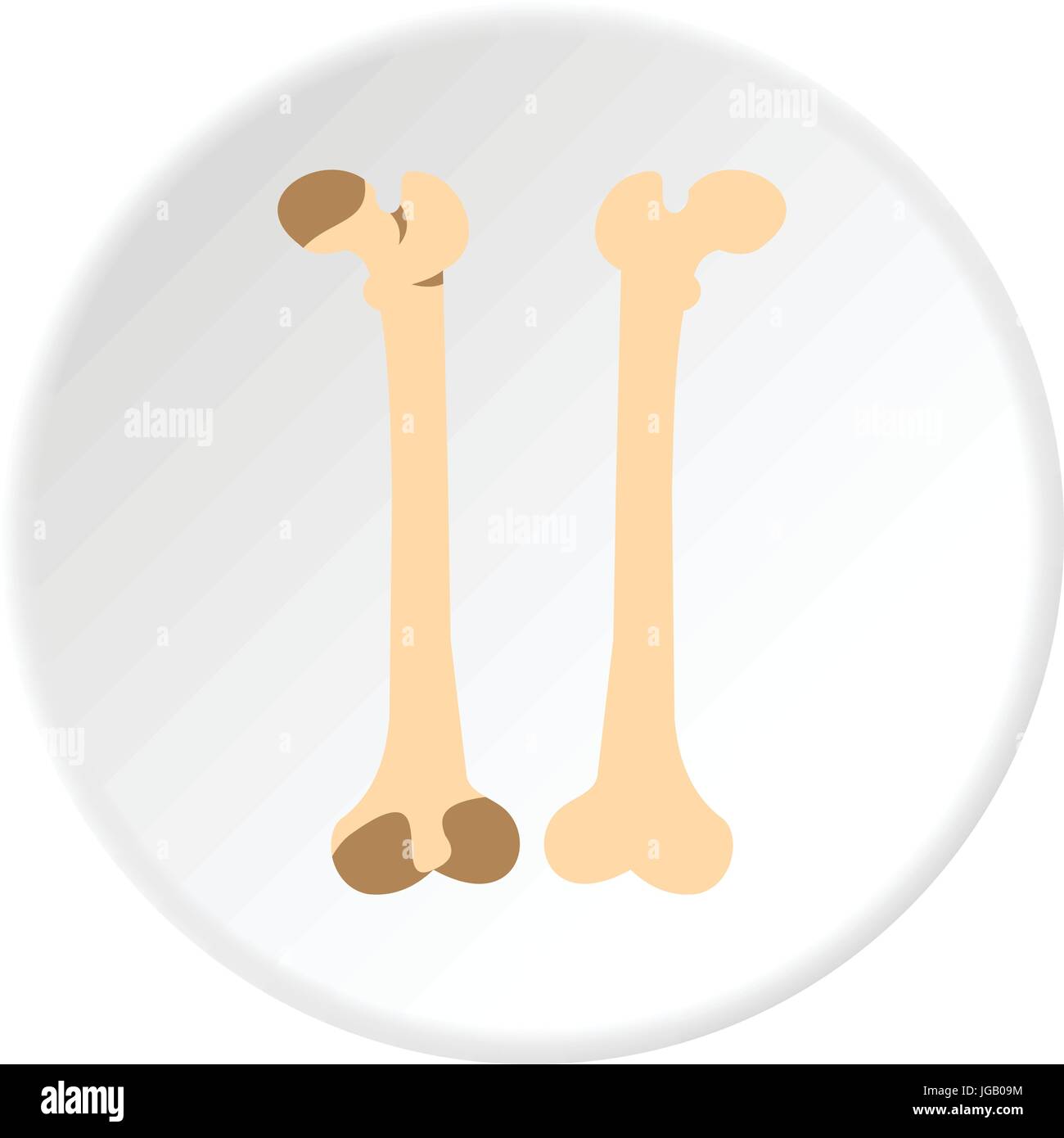 Bones icon circle Stock Vector Image & Art - Alamy