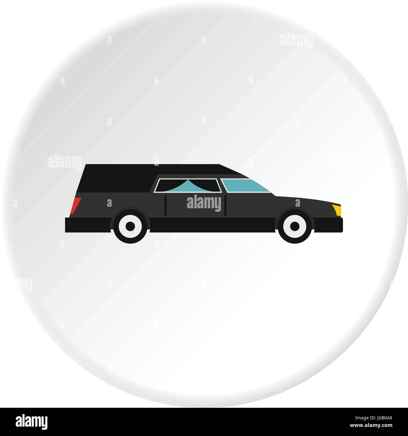 Hearse icon circle Stock Vector Image & Art - Alamy