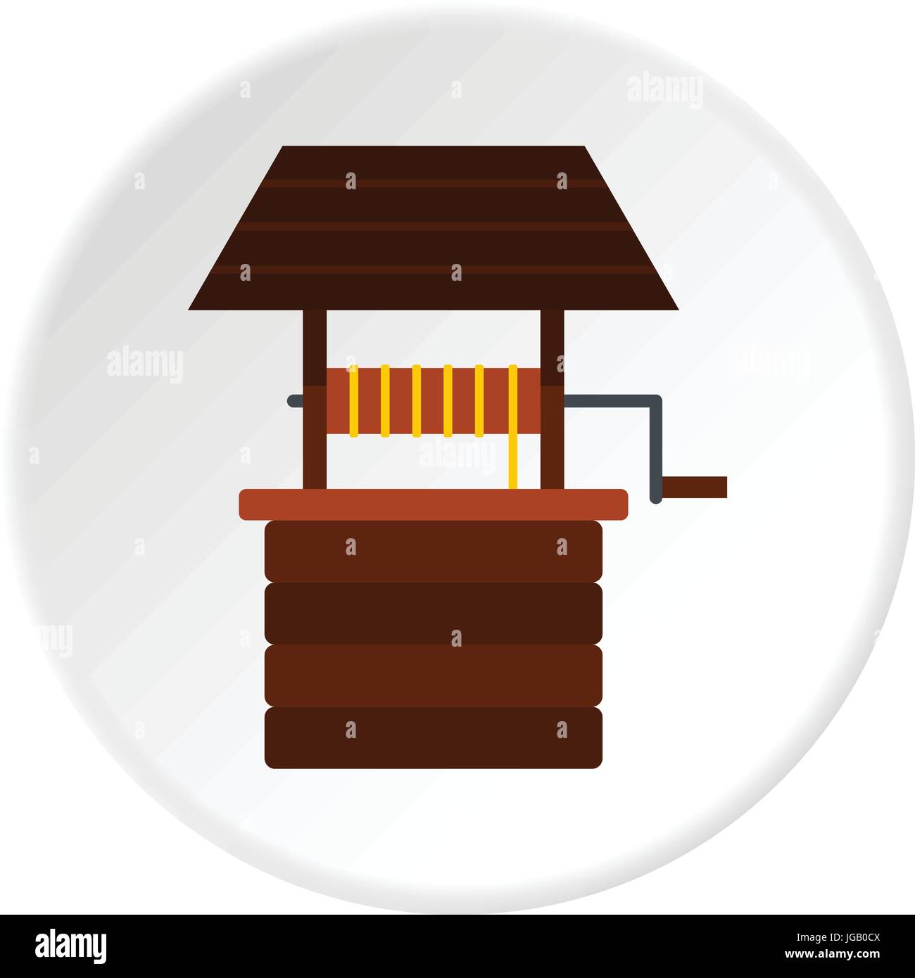 Medieval well bucket Stock Vector Images - Alamy