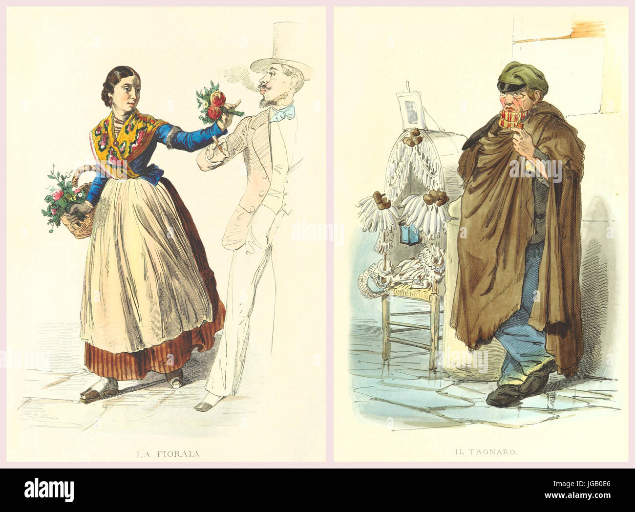 Female characters illustration hi-res stock photography and images - Alamy