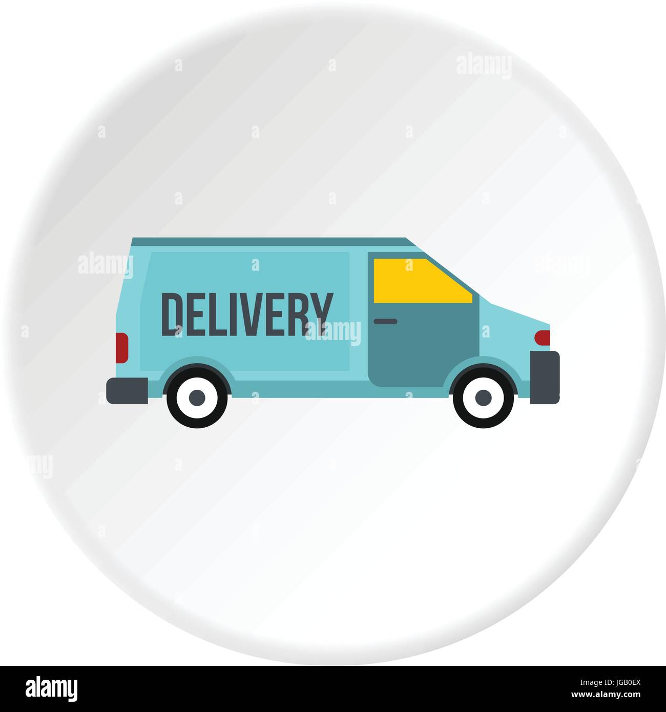 Delivery van icon circle Stock Vector Image & Art - Alamy
