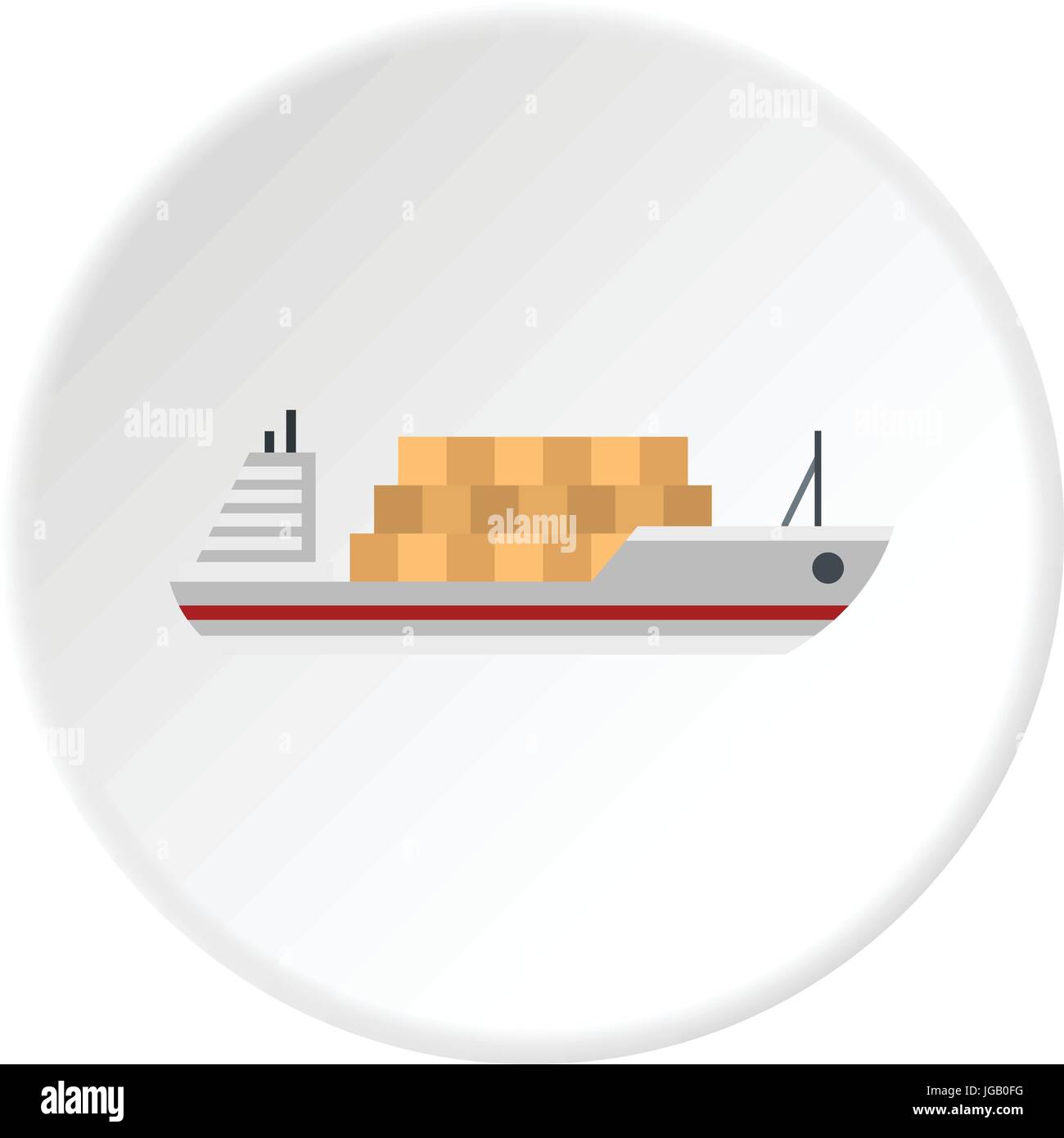 Big ship icon circle hi-res stock photography and images - Alamy