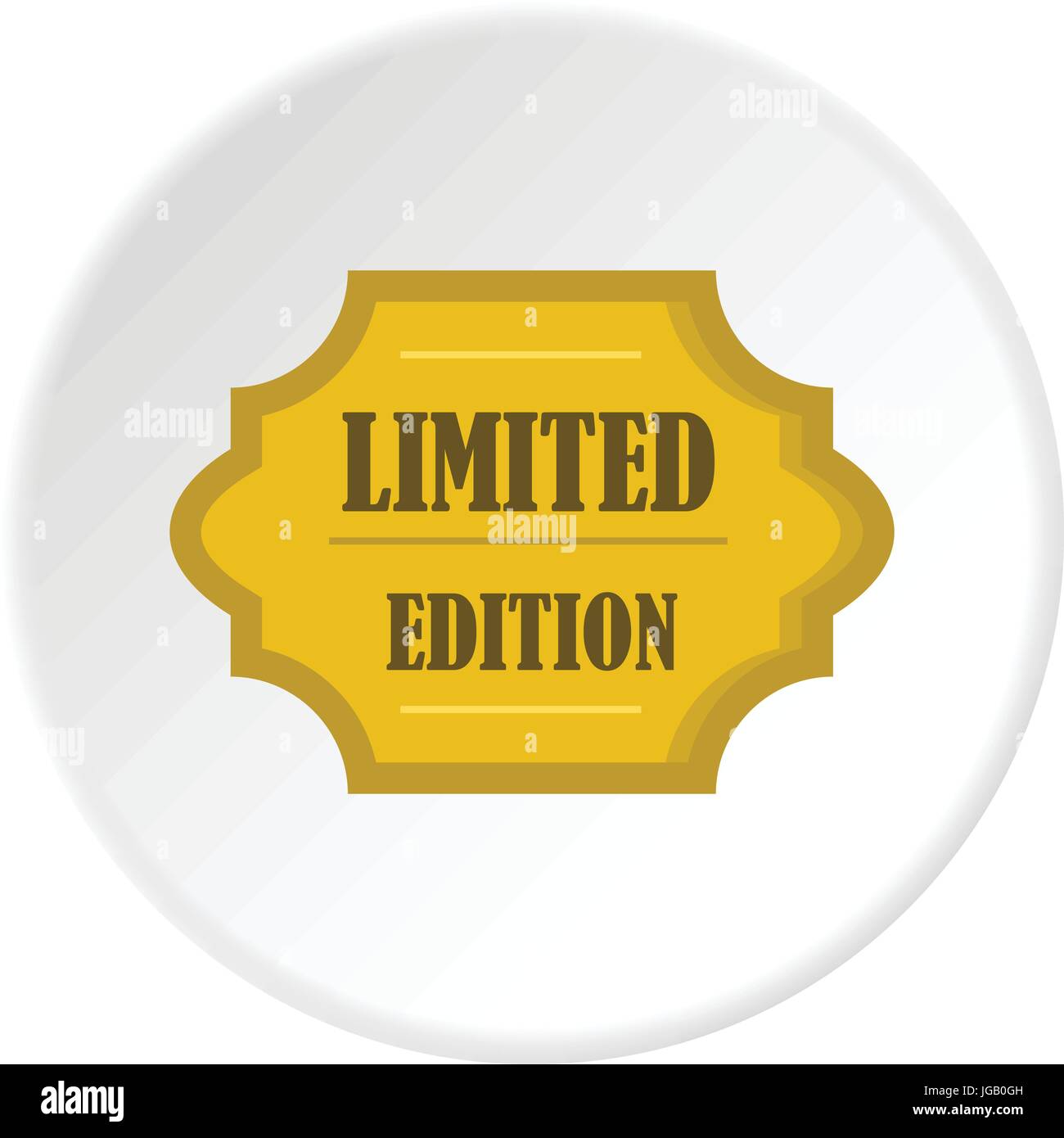 Golden limited edition label icon circle Stock Vector Image & Art - Alamy