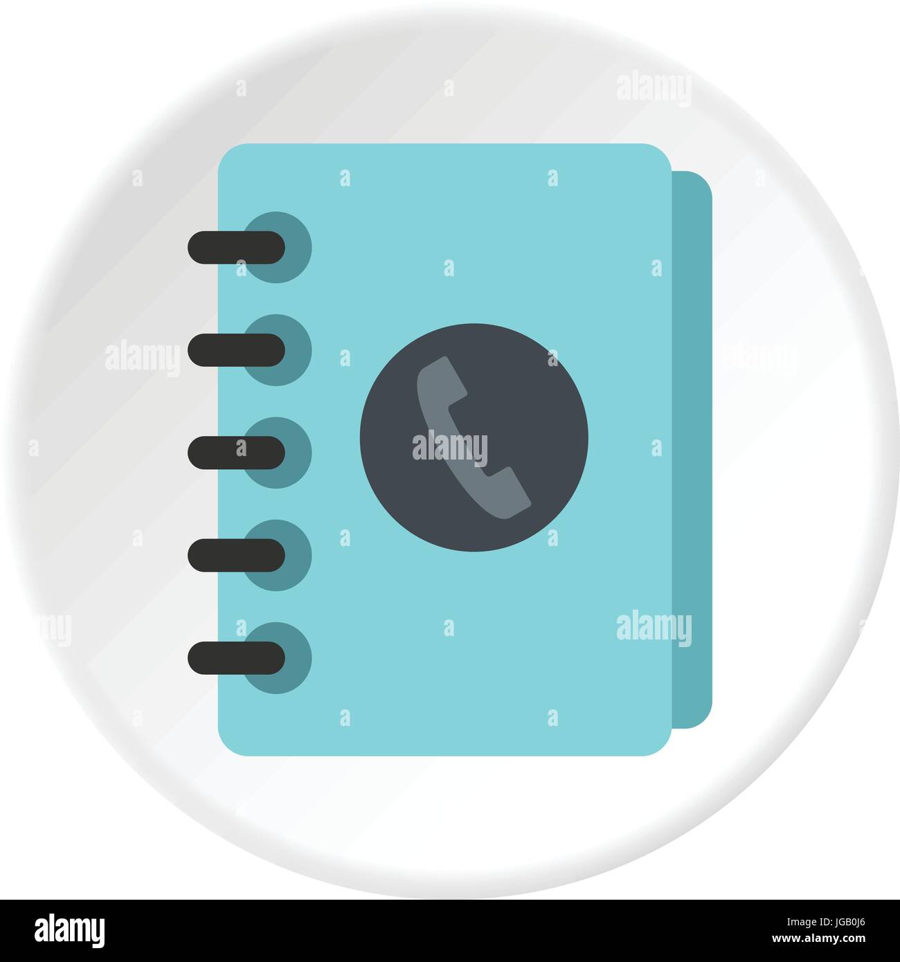 Blue address book icon circle Stock Vector Image & Art - Alamy