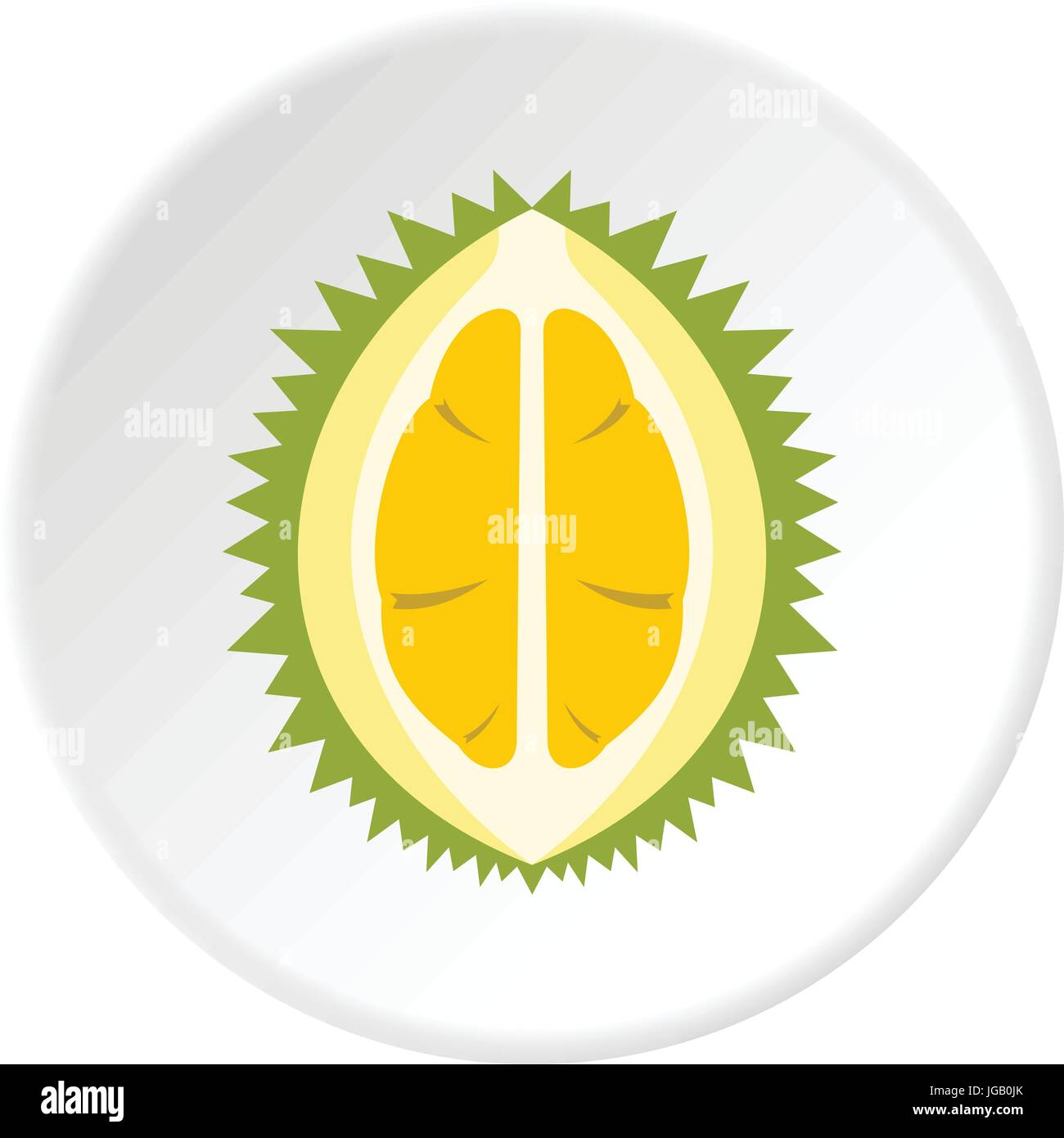 Durian icon circle Stock Vector Image & Art - Alamy