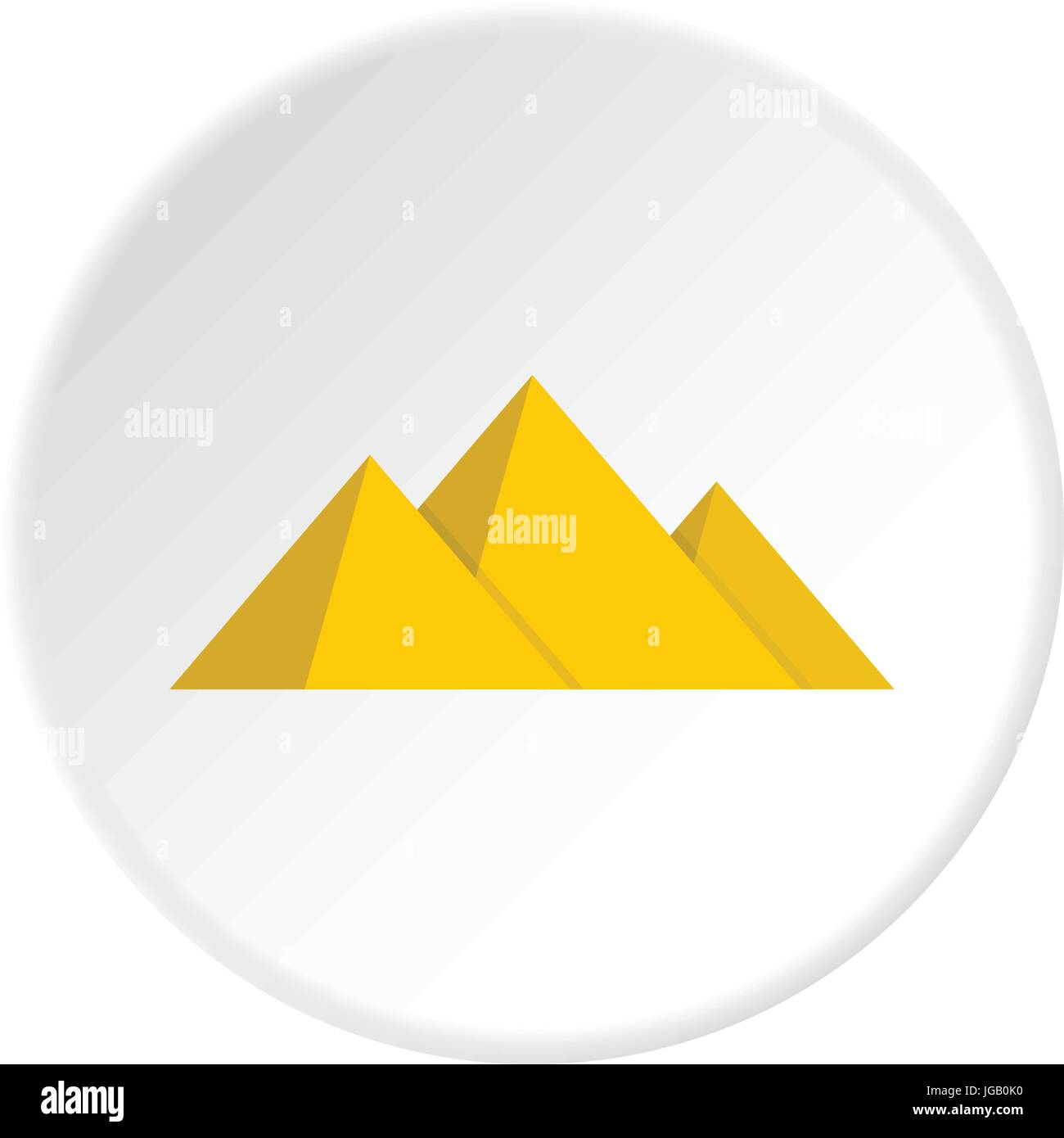 Pyramide icon circle Stock Vector Image & Art - Alamy