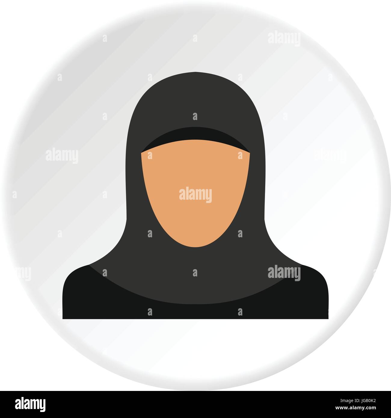Arabic woman icon circle Stock Vector Image & Art - Alamy