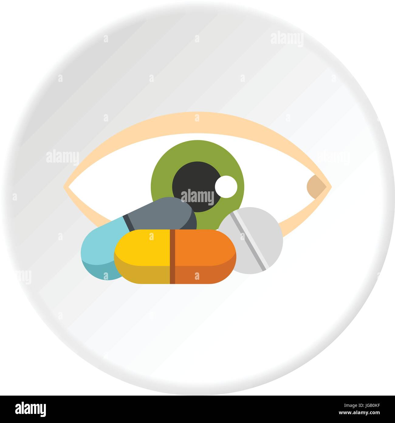 Eye icon circle Stock Vector Image & Art - Alamy