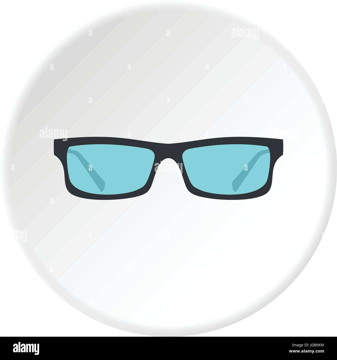 Glasses icon circle Stock Vector Image & Art - Alamy
