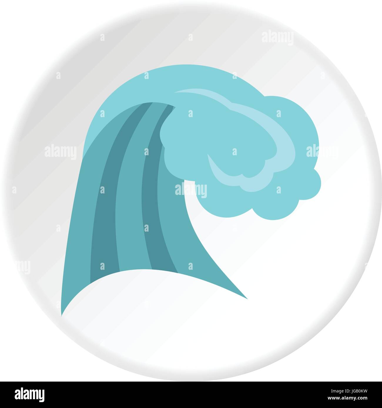 Ocean wave icon circle Stock Vector Image & Art - Alamy