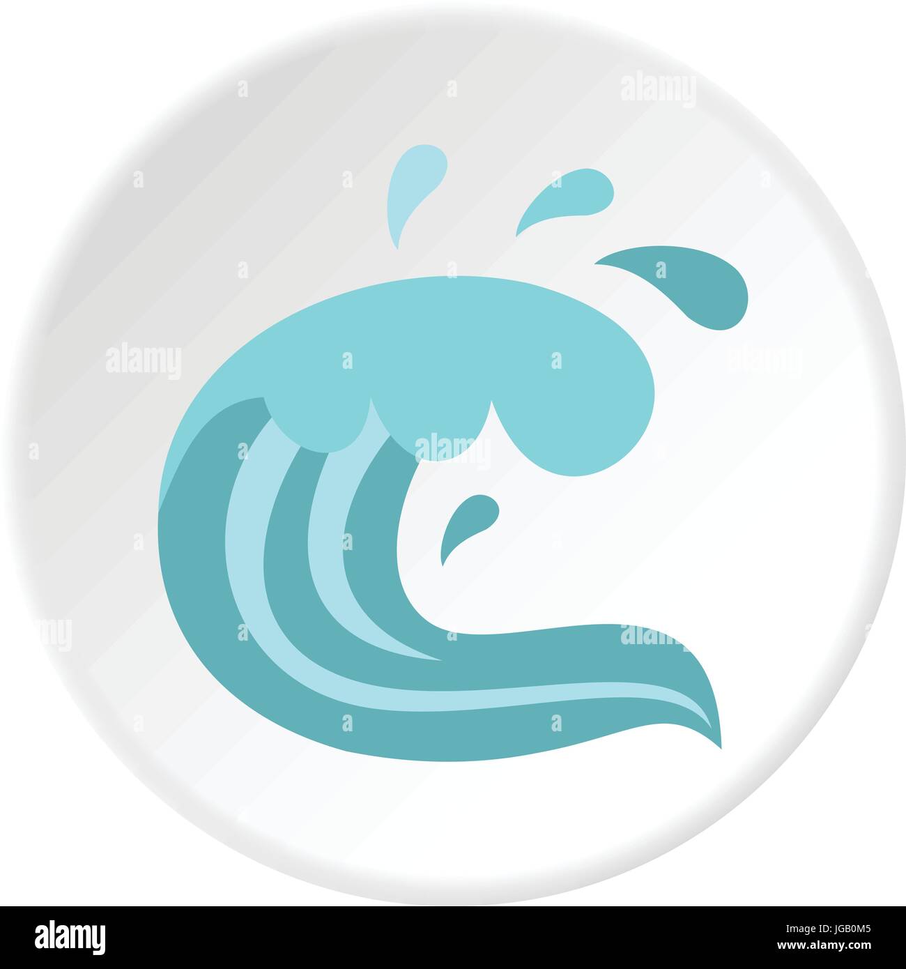 Sea icon circle Stock Vector Image & Art - Alamy