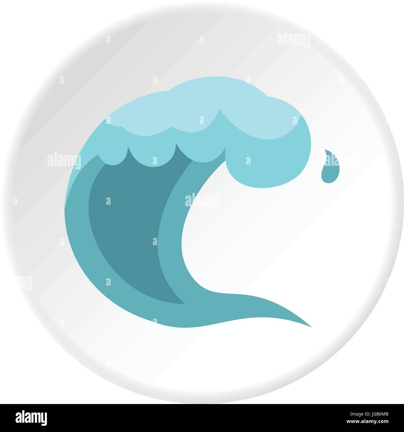 Wave icon circle Stock Vector Image & Art - Alamy