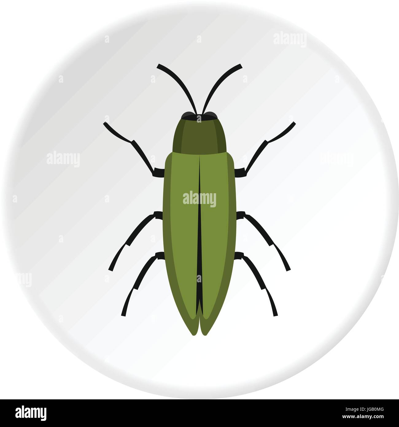 Green beetle icon circle Stock Vector Image & Art - Alamy