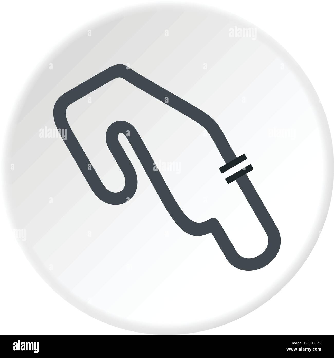 Race track icon circle Stock Vector Image & Art - Alamy
