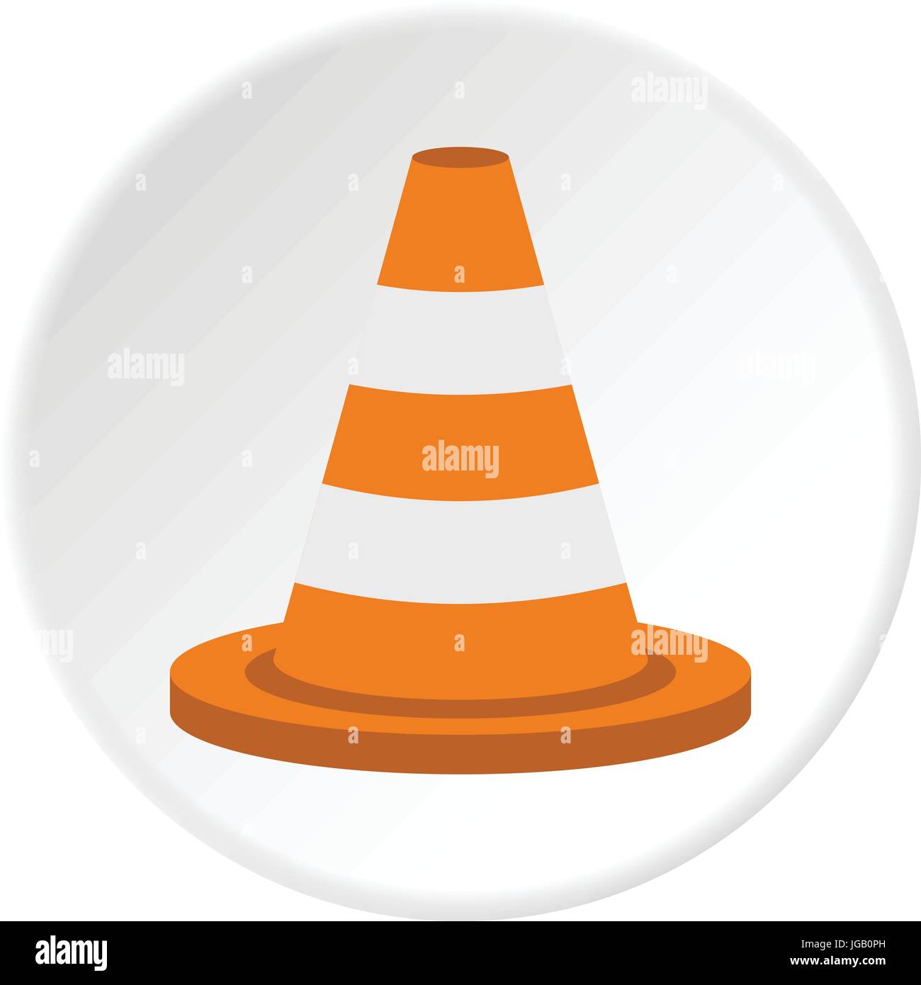 Traffic cone icon circle Stock Vector Image & Art - Alamy