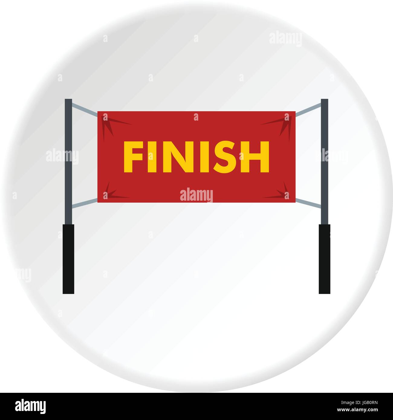 The first of her team to finish Stock Vector Images - Alamy