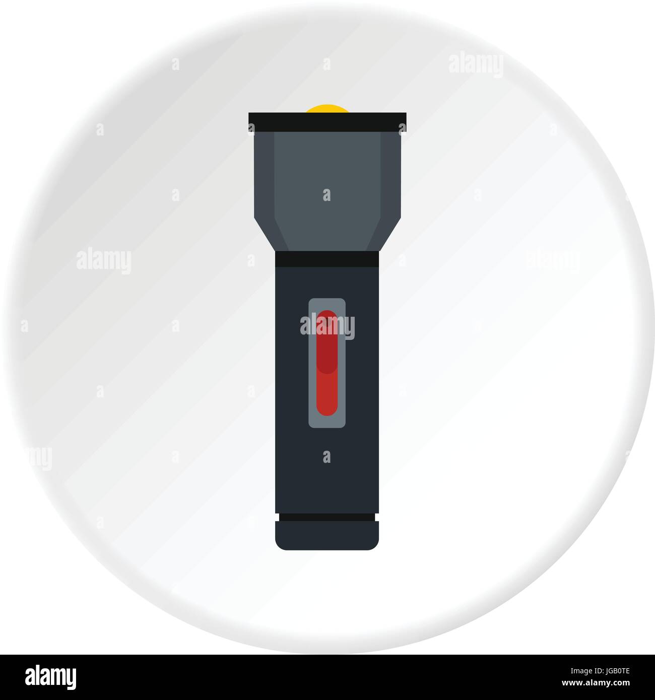 Electric flashlight icon circle Stock Vector Image & Art - Alamy