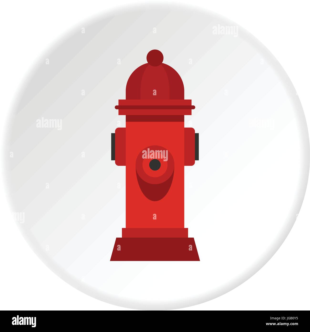Red fire hydrant icon circle Stock Vector Image & Art - Alamy