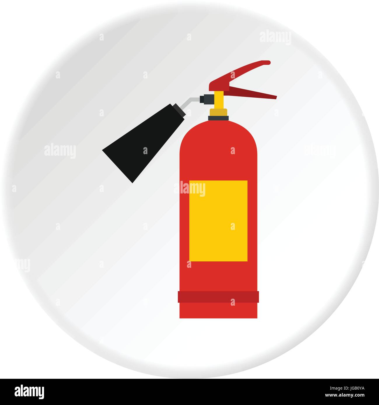 Red fire extinguisher icon circle Stock Vector Image & Art - Alamy