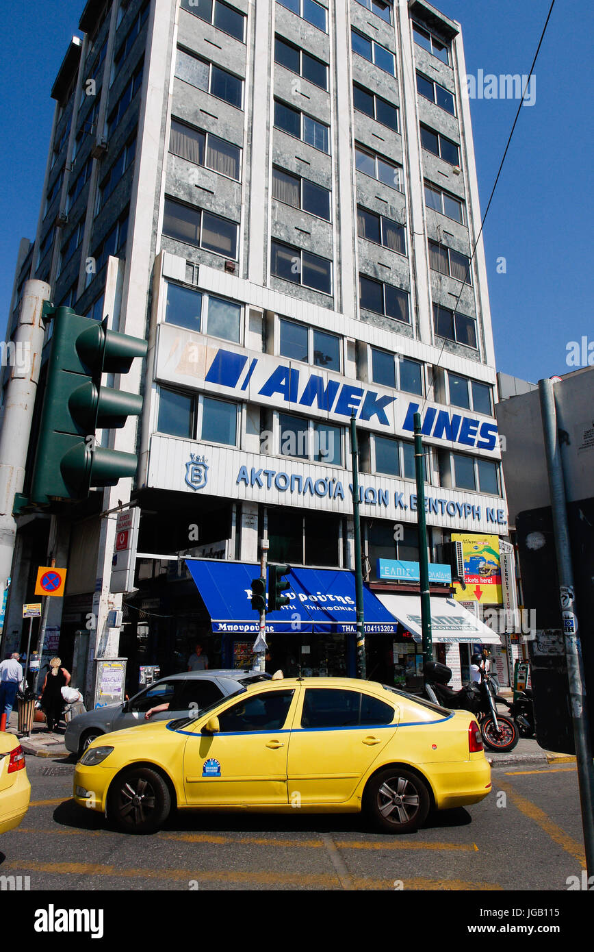General views of Piraeus Harbor, port pf Athens (Greece Stock Photo - Alamy