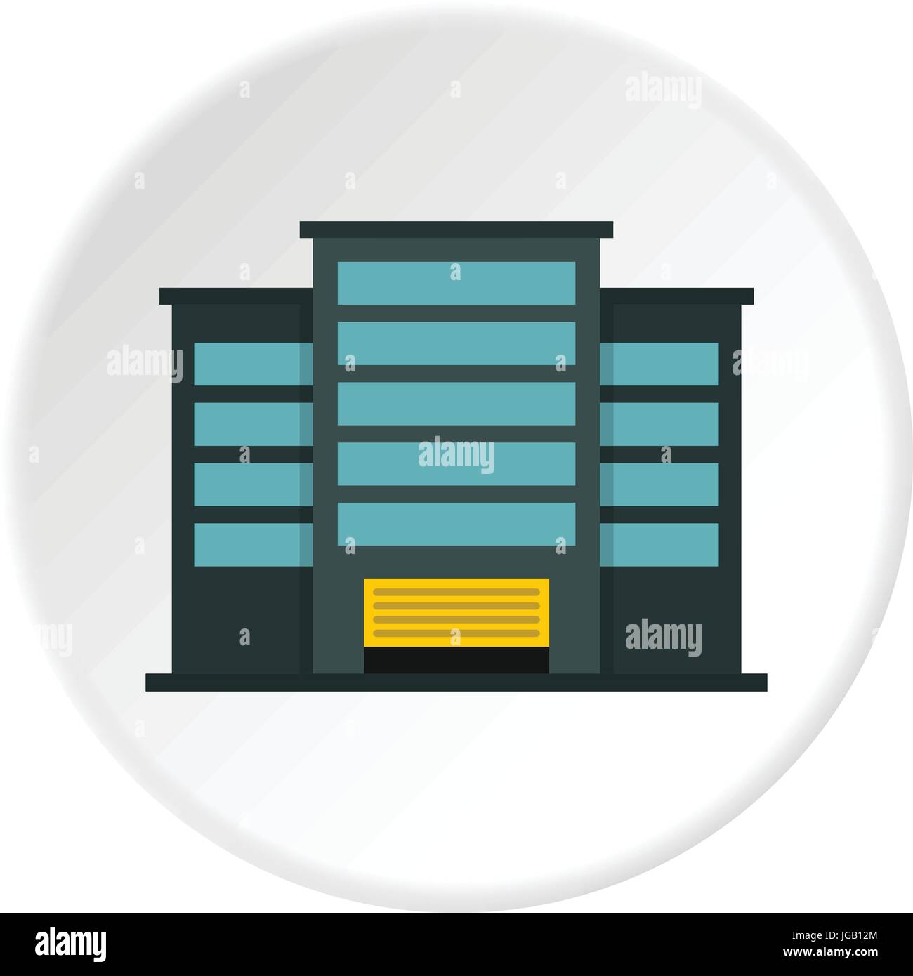 Industrial building icon circle Stock Vector Image & Art - Alamy