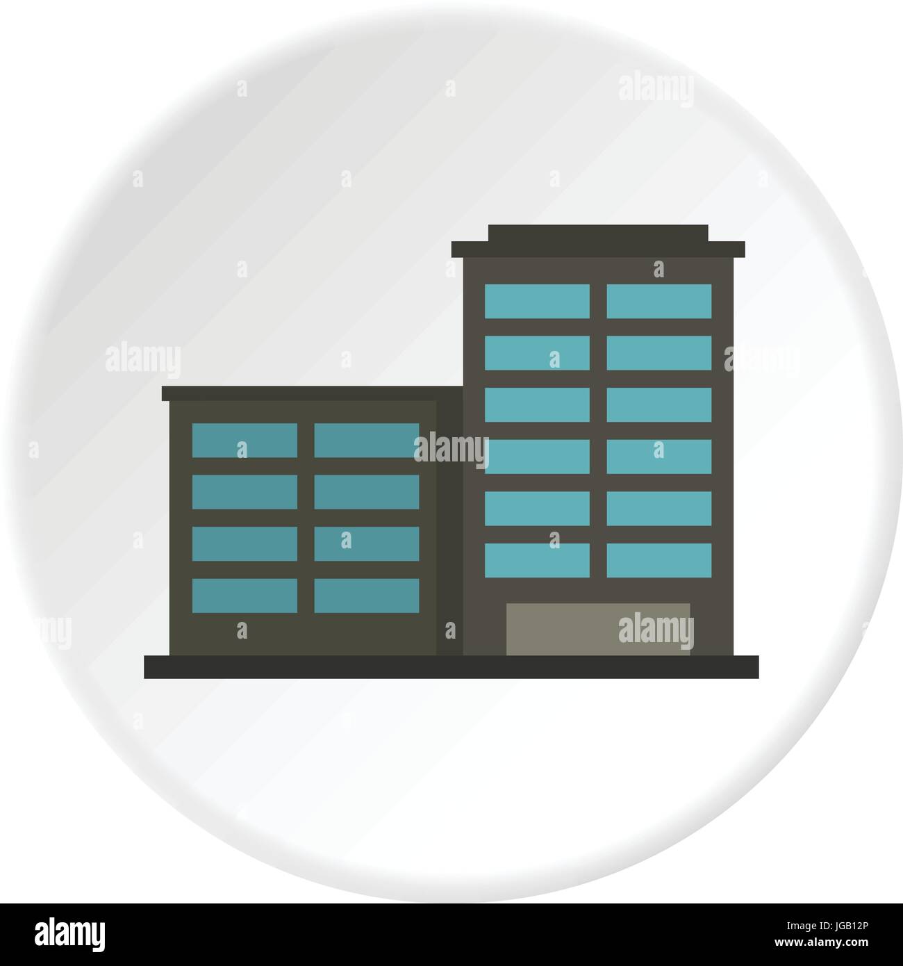 Manufacturing factory building icon circle Stock Vector Image & Art - Alamy