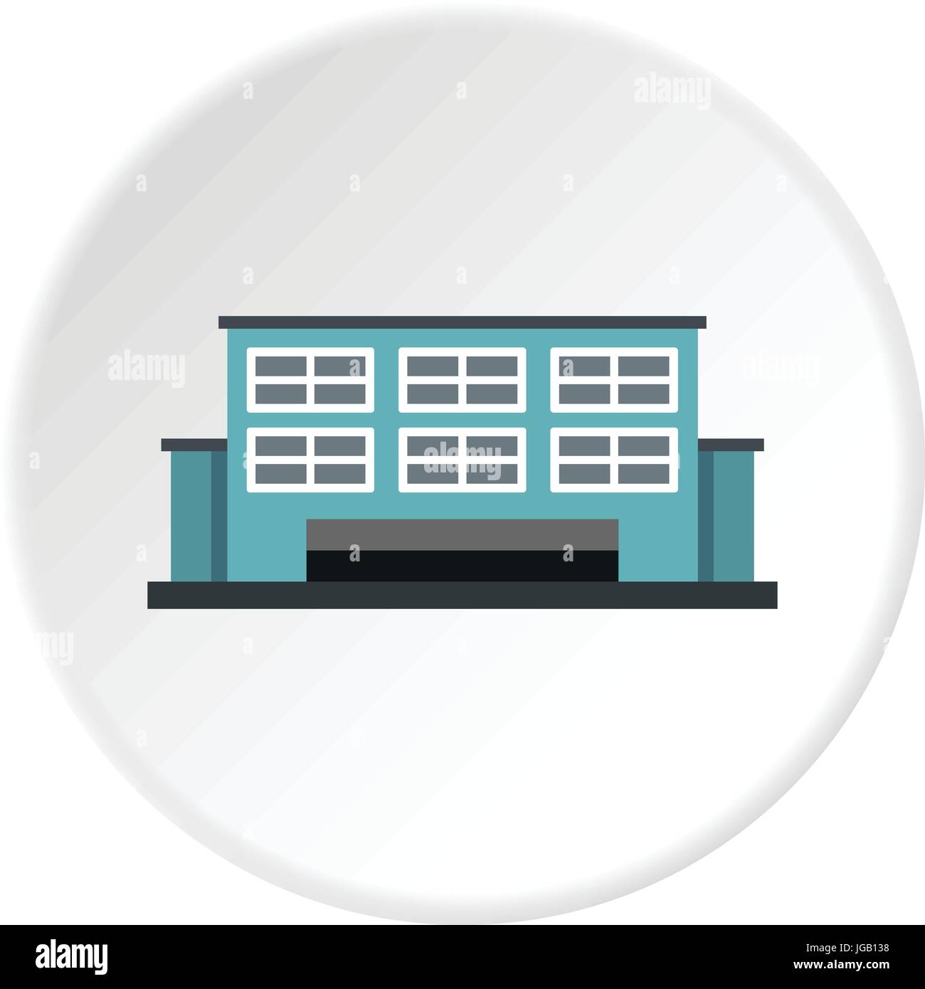 Manufacturing factory building icon circle Stock Vector Image & Art - Alamy