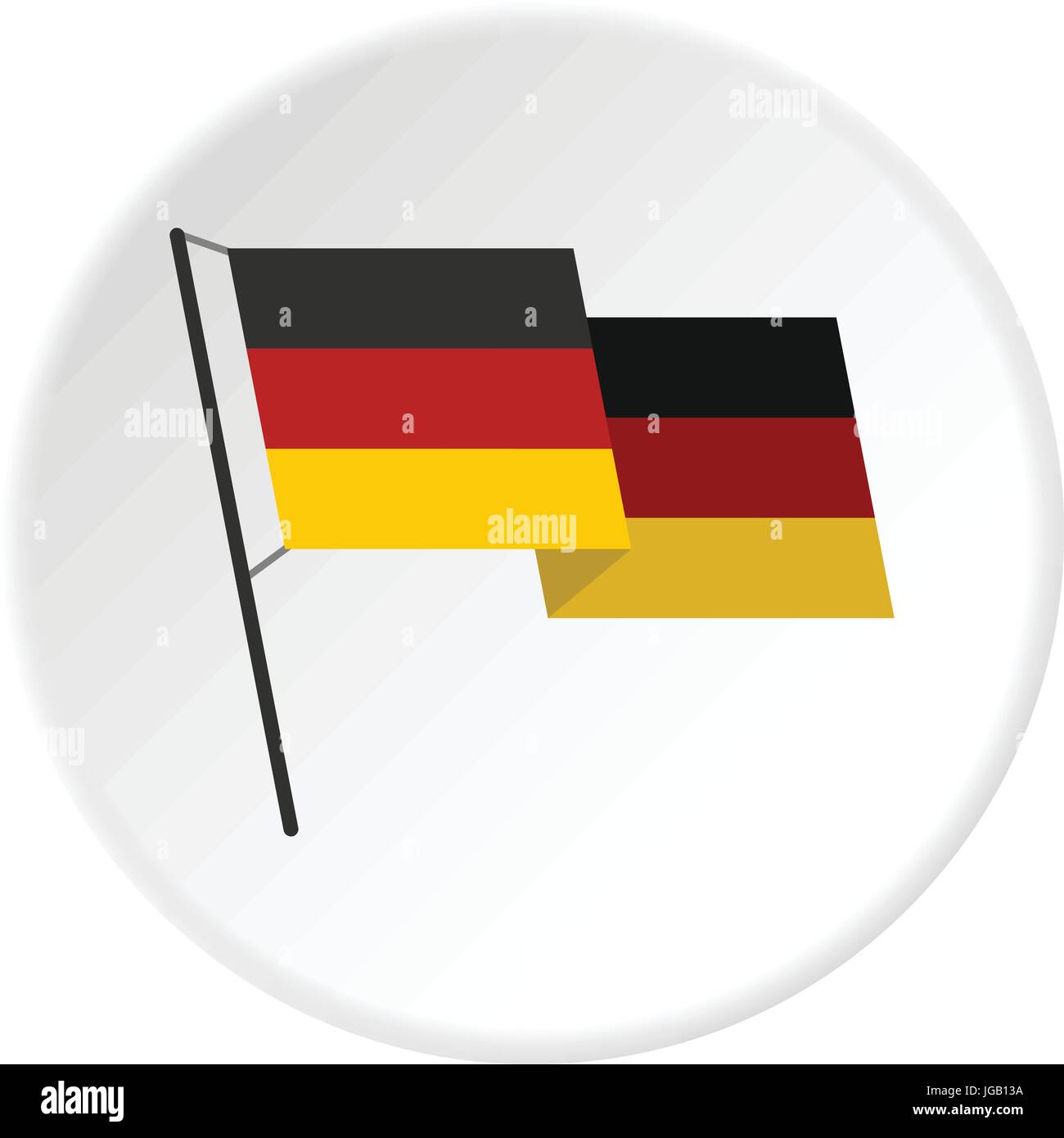 German flag icon circle Stock Vector Image & Art - Alamy