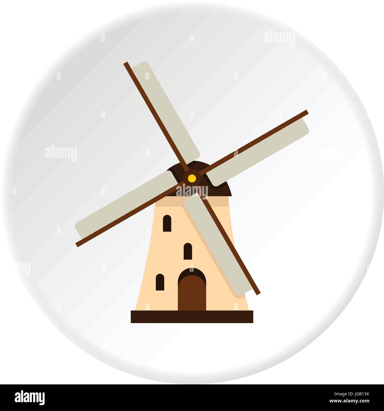 Windmill icon circle Stock Vector Image & Art - Alamy