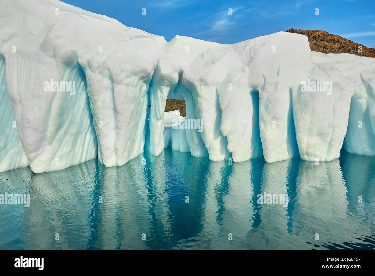 iceberg floating in greenland fjord Stock Photo - Alamy
