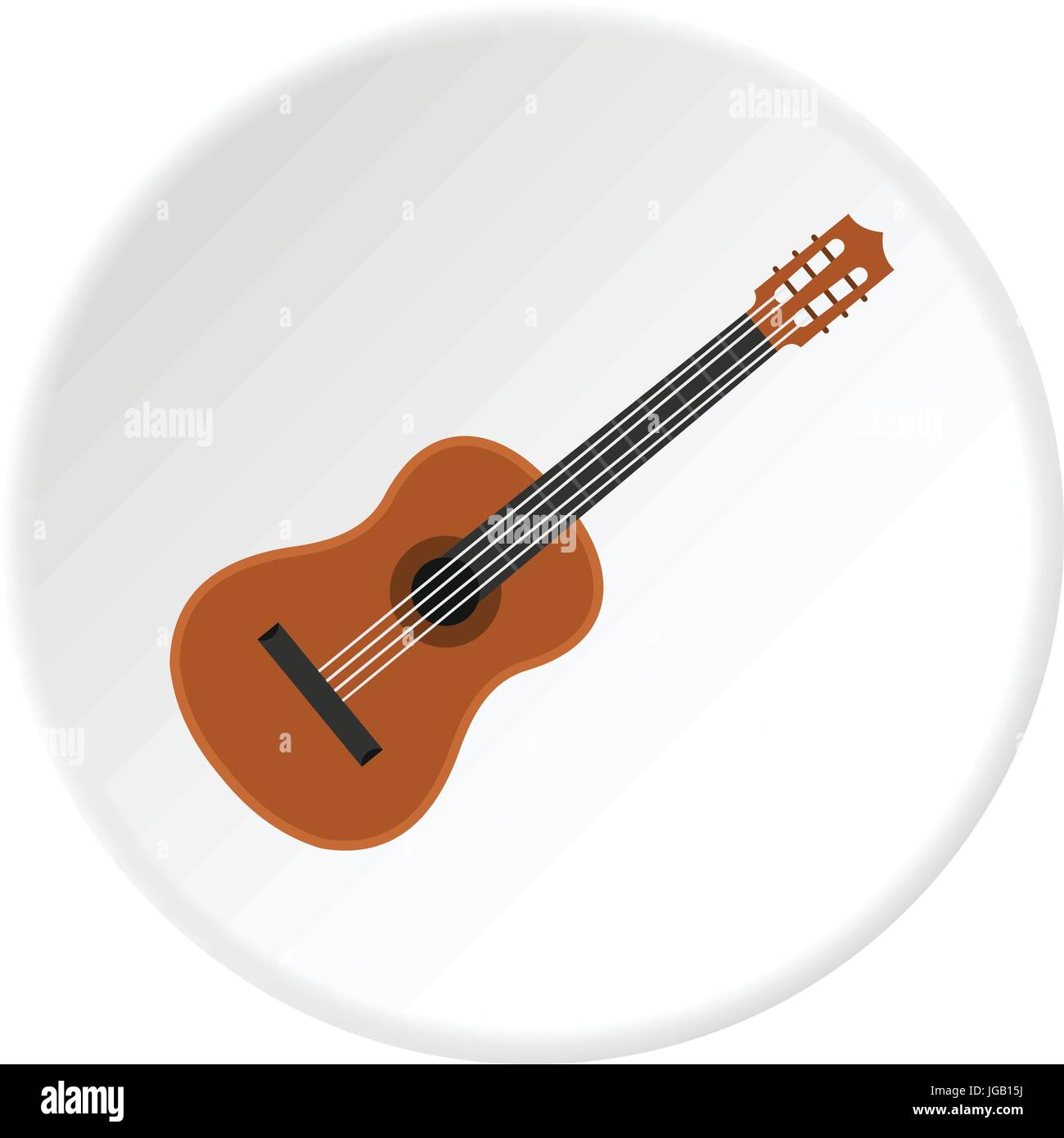 Guitar icon circle Stock Vector Image & Art - Alamy