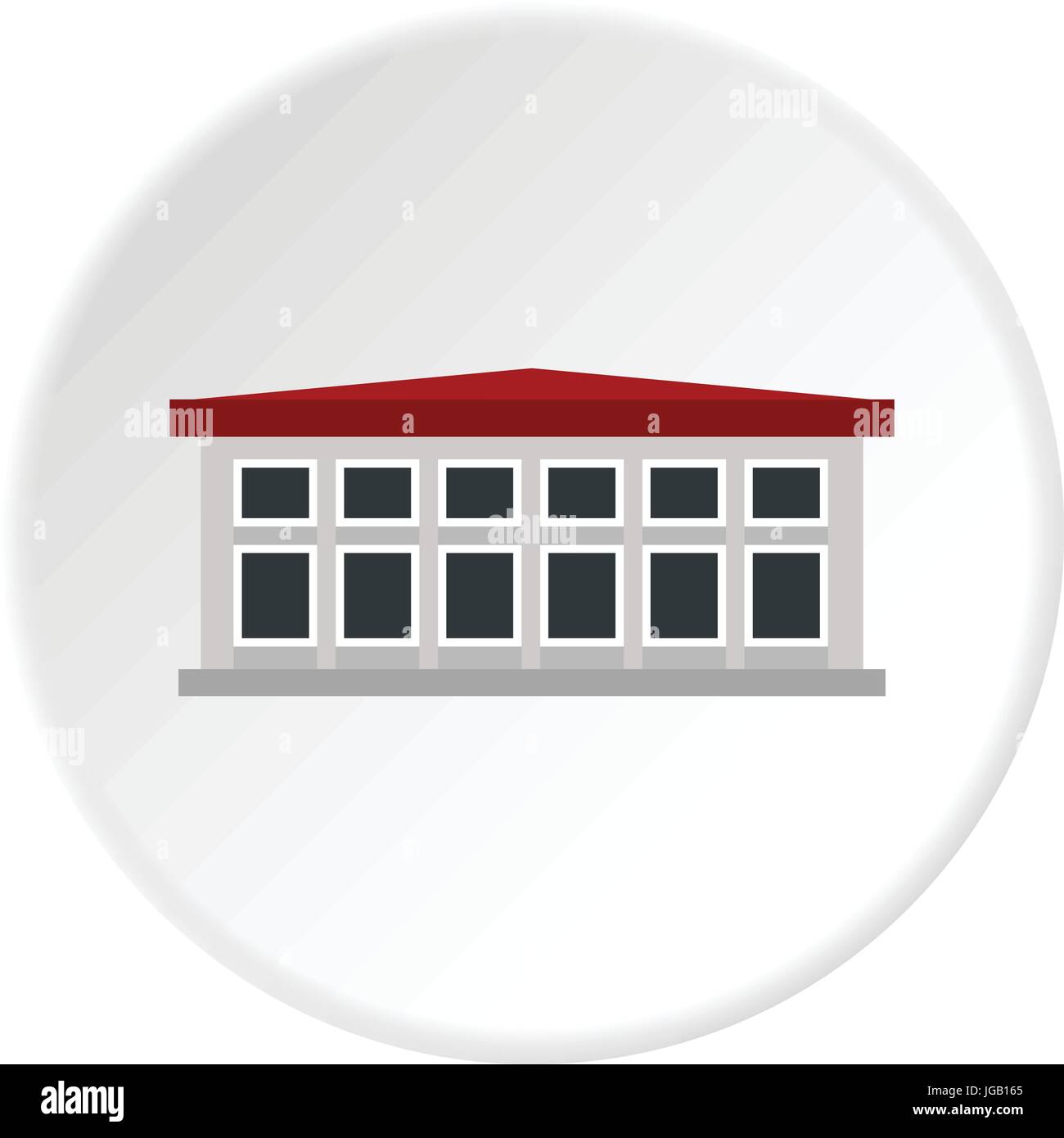 Building icon circle Stock Vector Image & Art - Alamy