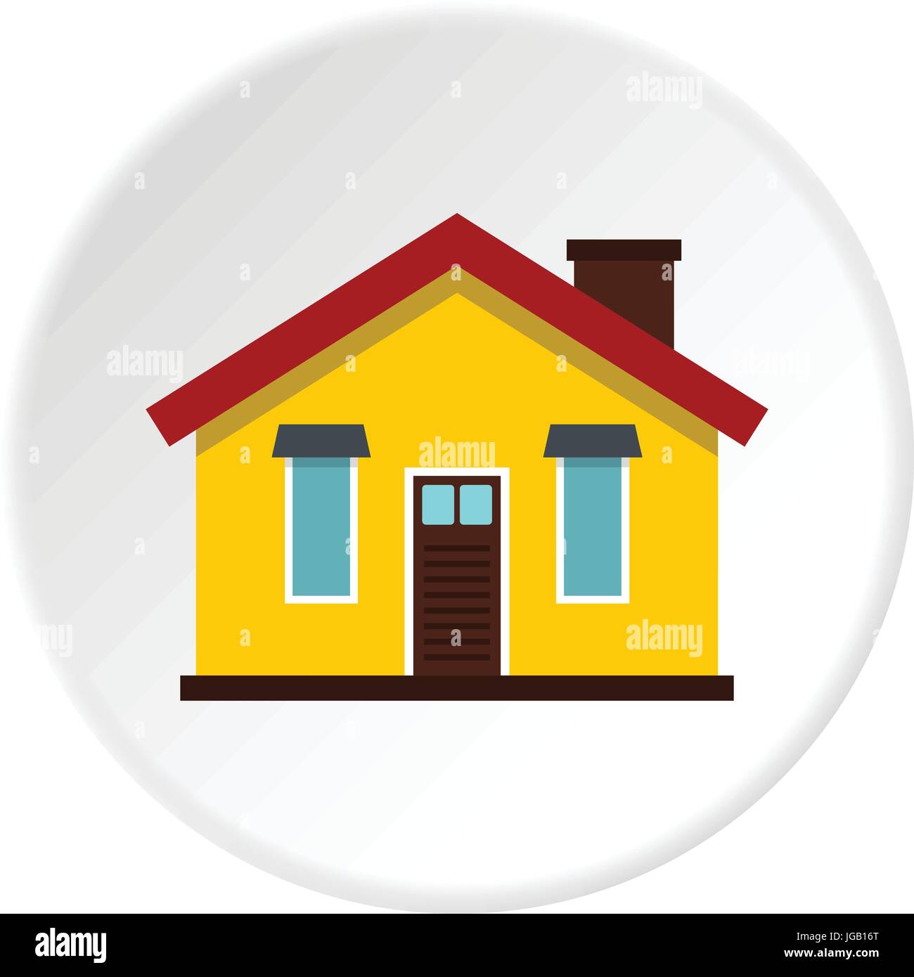 House icon circle Stock Vector Image & Art - Alamy