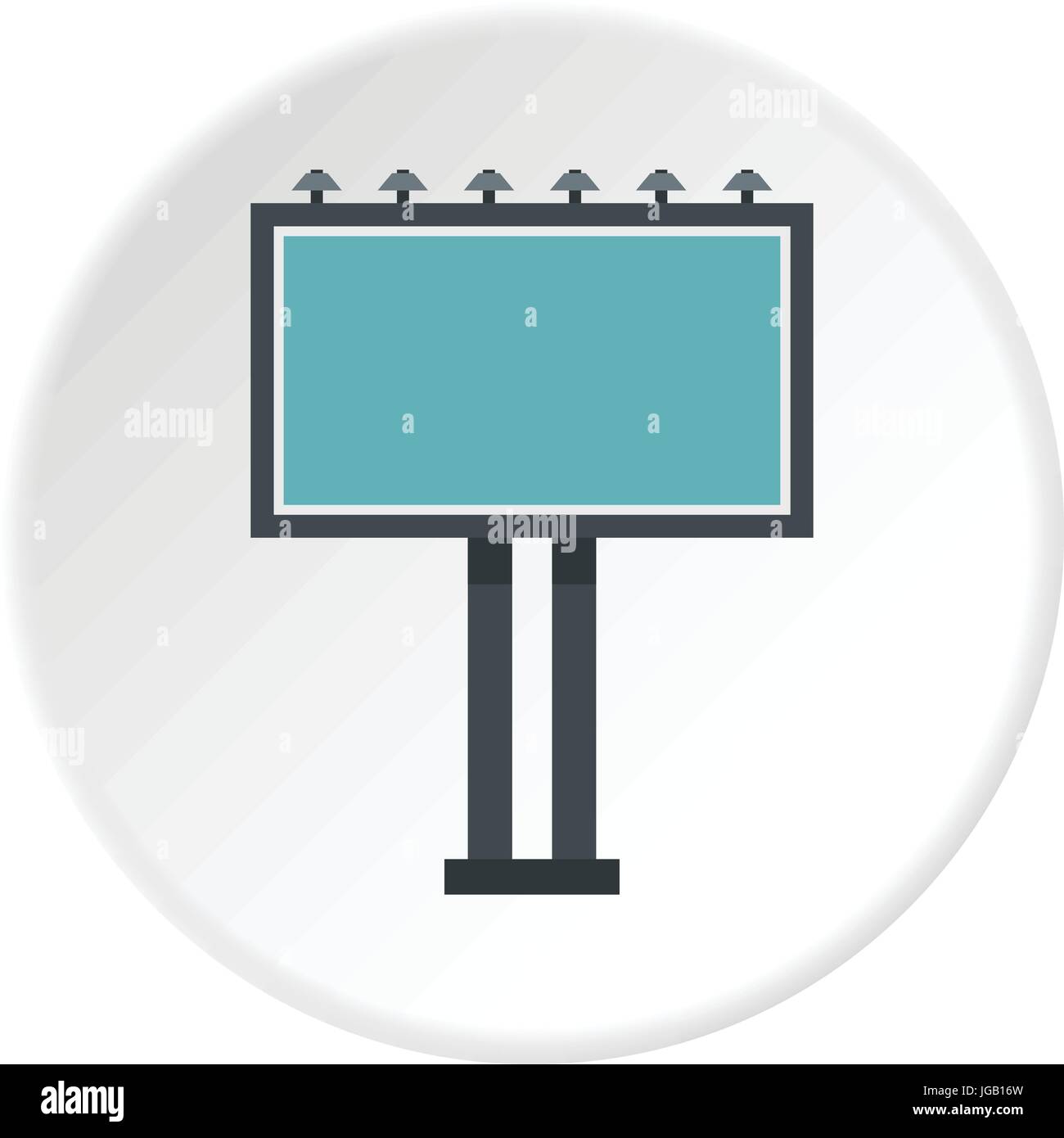 Advertising billboard icon circle Stock Vector Image & Art - Alamy