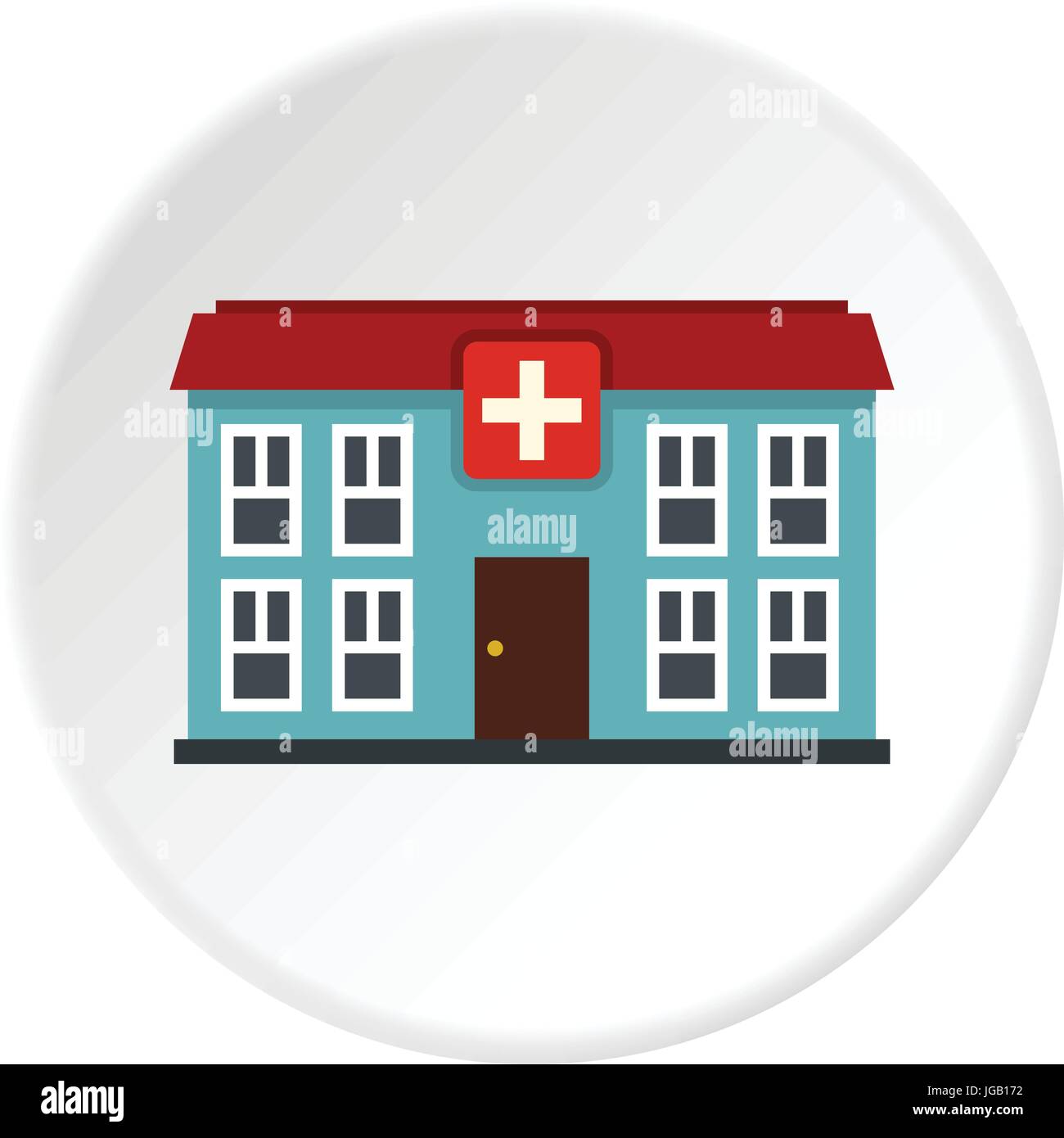 Hospital icon circle Stock Vector Image & Art - Alamy