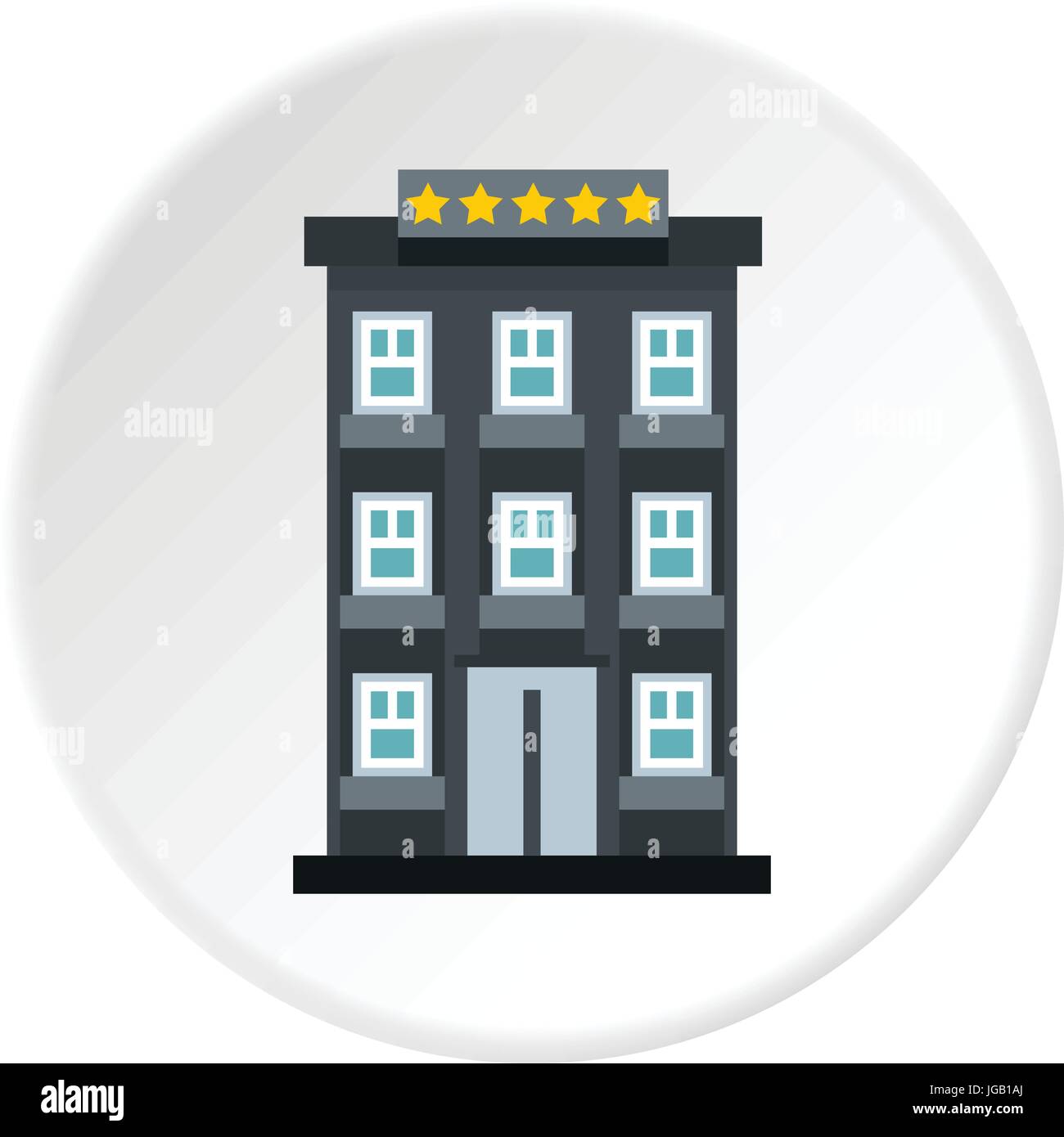 Hotel icon circle Stock Vector Image & Art - Alamy
