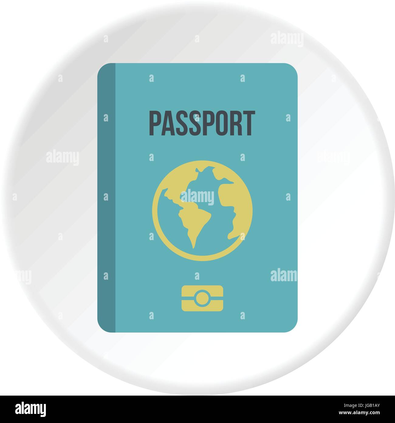 Pass icon circle Stock Vector Image & Art - Alamy