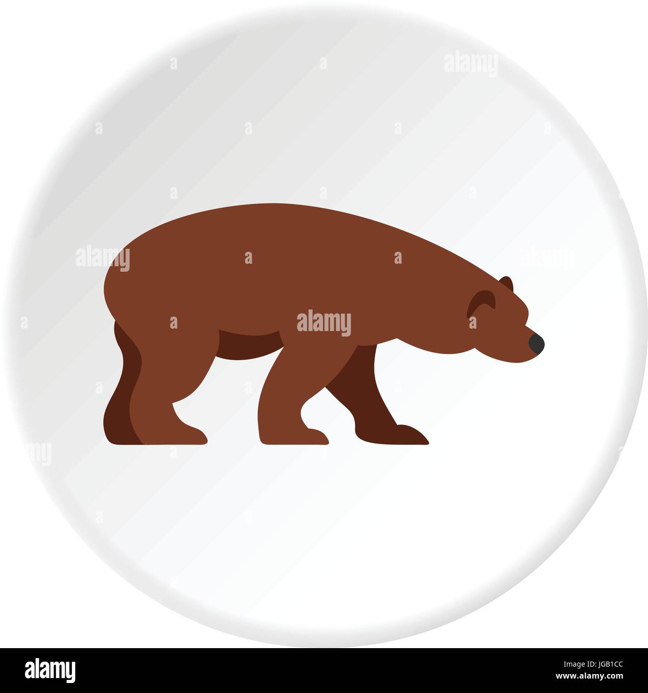 Bear icon circle Stock Vector Image & Art - Alamy