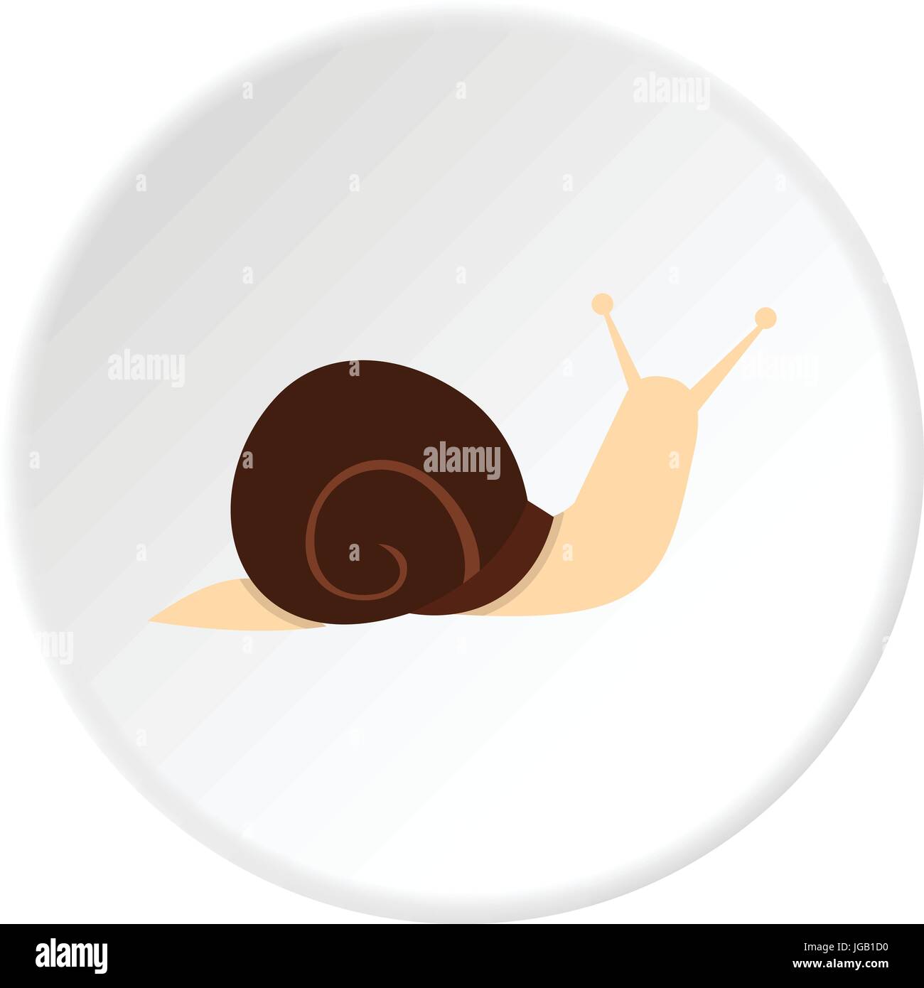 Snail icon circle Stock Vector Image & Art - Alamy