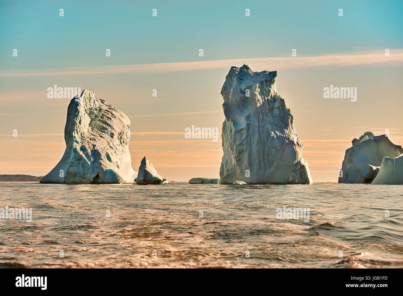 iceberg floating in greenland fjord Stock Photo - Alamy