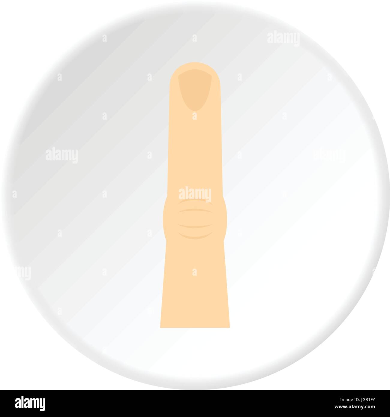 Human finger icon circle Stock Vector Image & Art - Alamy