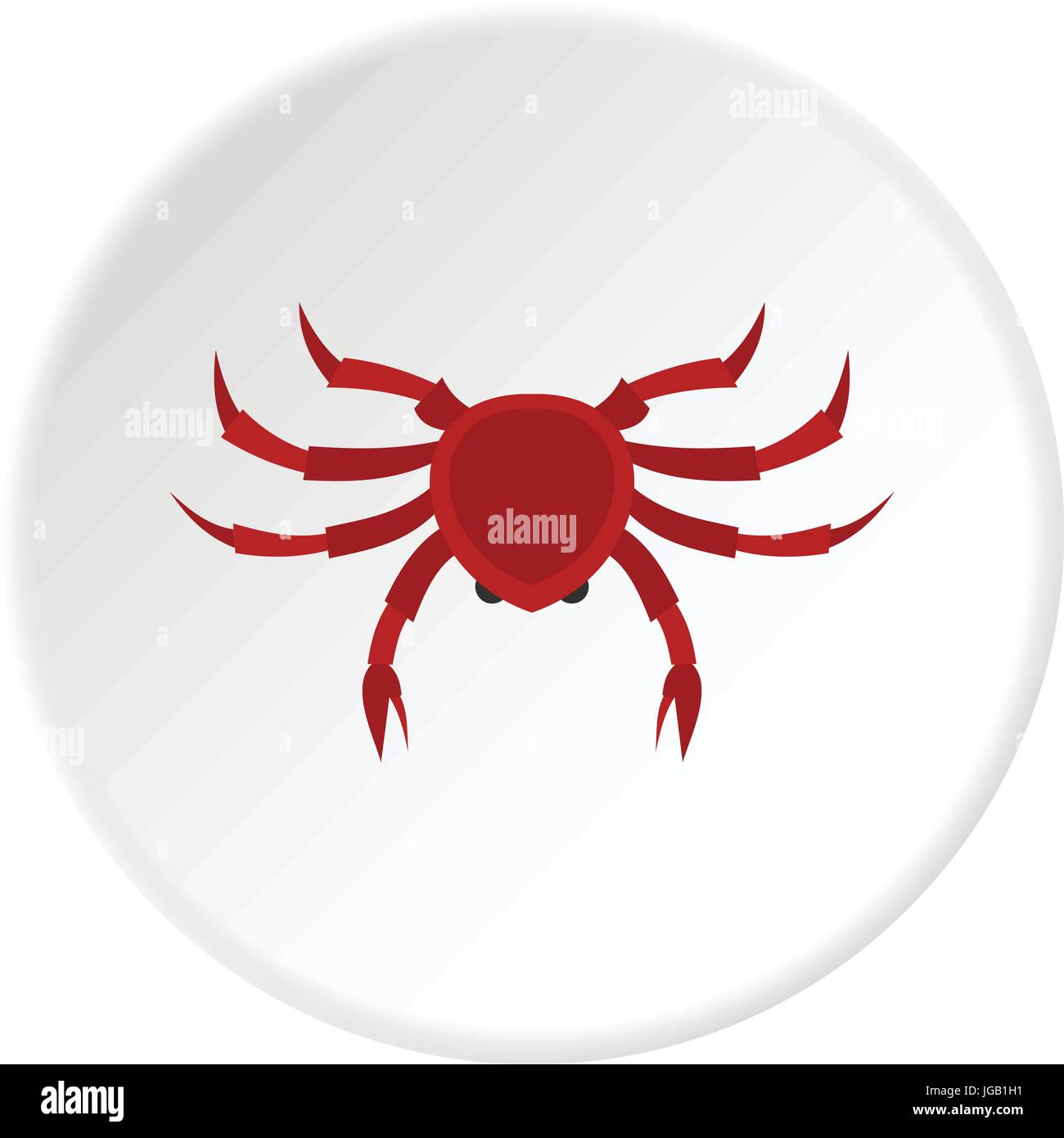 One leg crab Stock Vector Images - Alamy