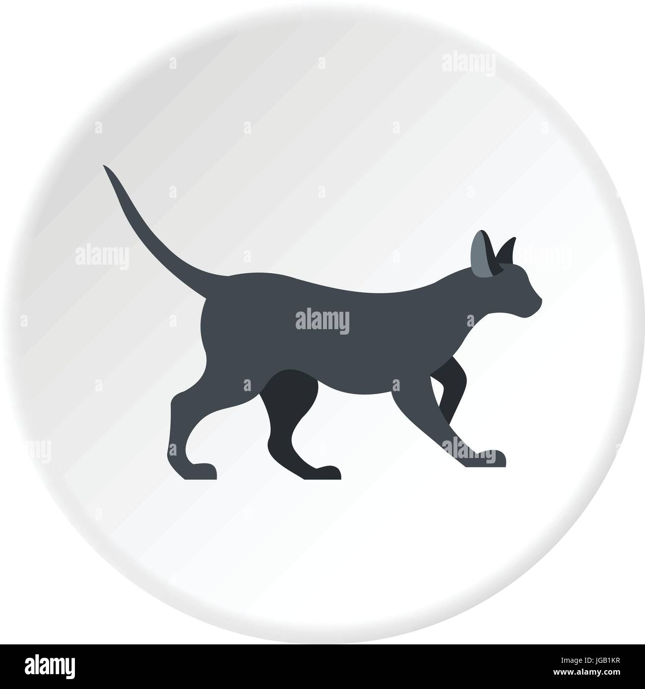 Cat icon circle Stock Vector Image & Art - Alamy