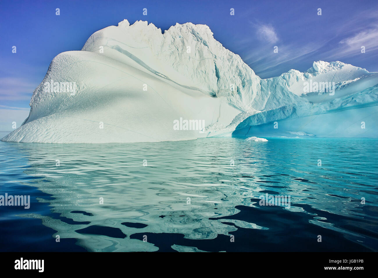 iceberg floating in greenland fjord Stock Photo - Alamy
