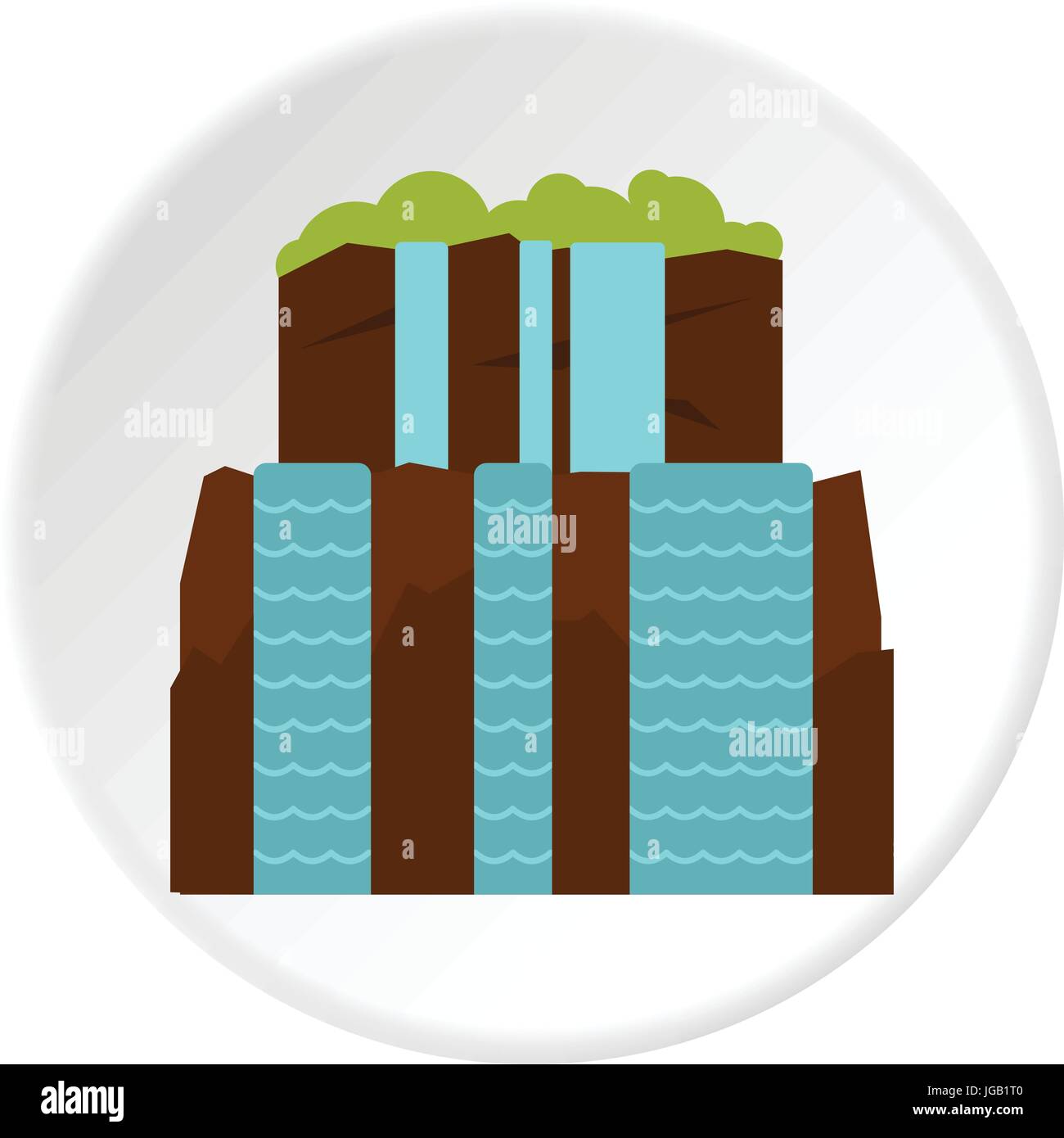 Iguazu falls adventure Stock Vector Images - Alamy