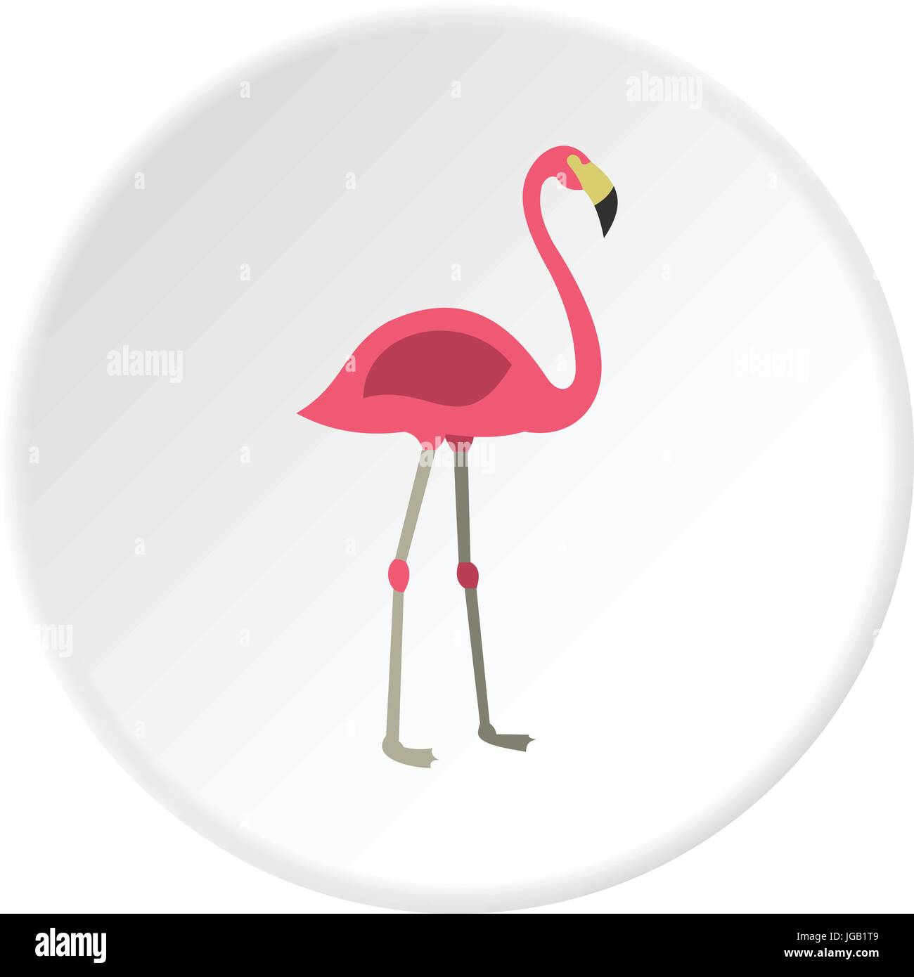 Pink flamingo icon circle Stock Vector Image & Art - Alamy