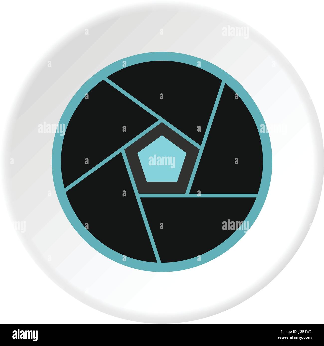 Photographic lens icon circle Stock Vector Image & Art - Alamy