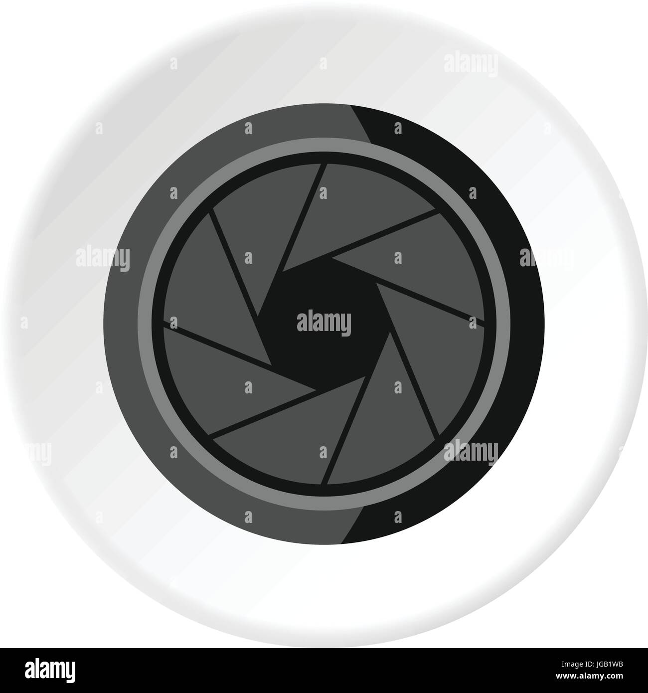 Photographic objective icon circle Stock Vector Image & Art - Alamy