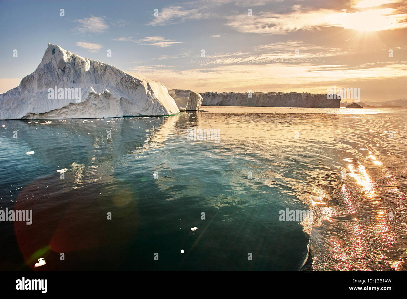 iceberg floating in greenland fjord Stock Photo - Alamy