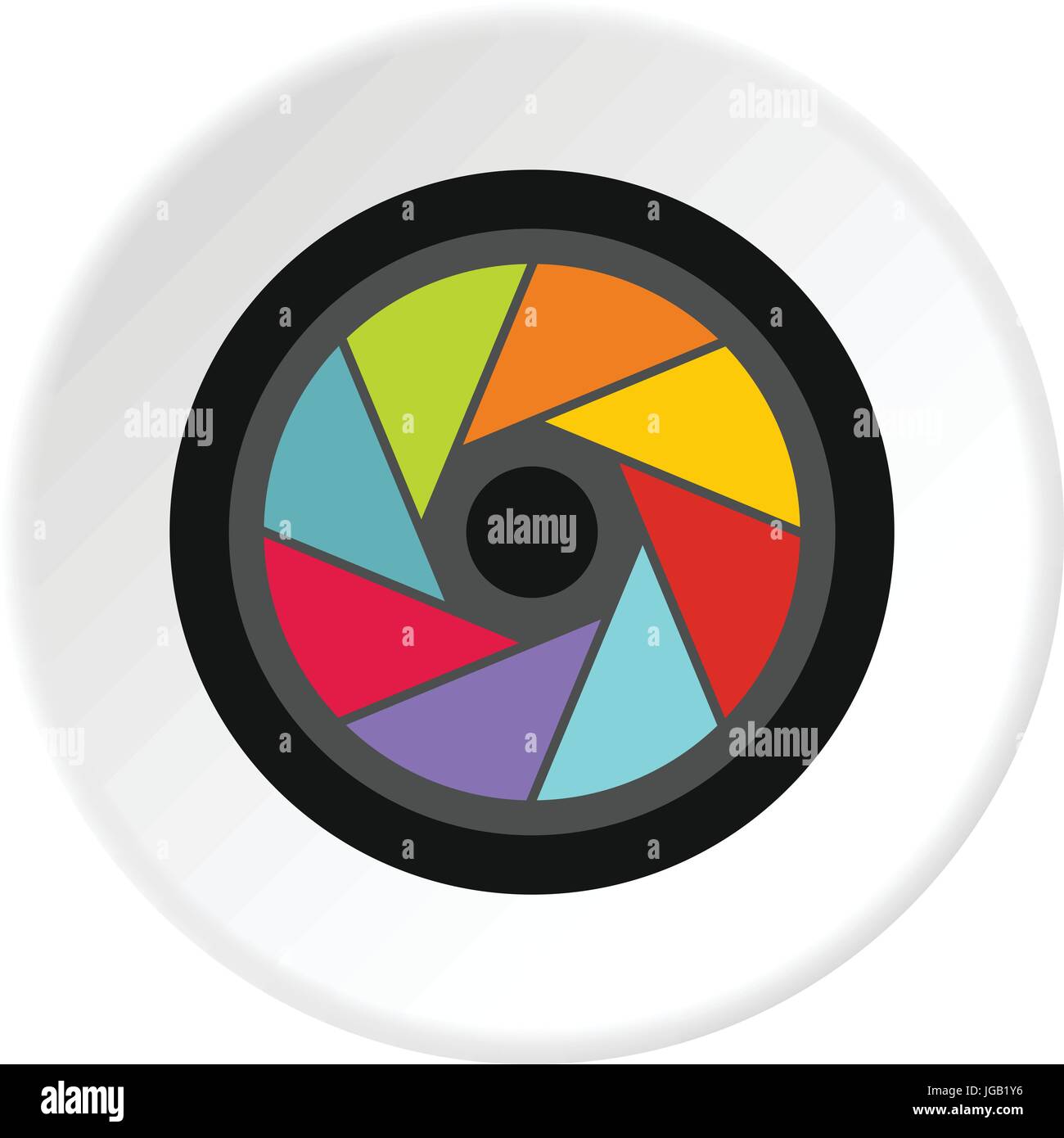 Small objective icon circle Stock Vector Image & Art - Alamy